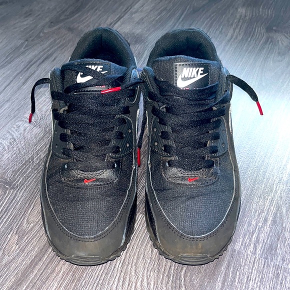 Nike | Shoes | Air Max 9 Black With A Little Red Vibes | Poshmark